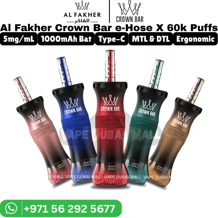 AL Fakher E Hose X 60000 Puffs 5mg Vape In Dubai| Best Price